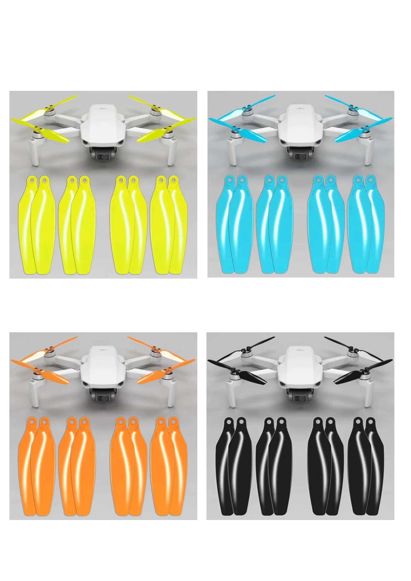 Mini 2 / SE STEALTH Upgrade Propellers (Full Set) (Variety of Colours) – Drone Gear SA - VAT ...