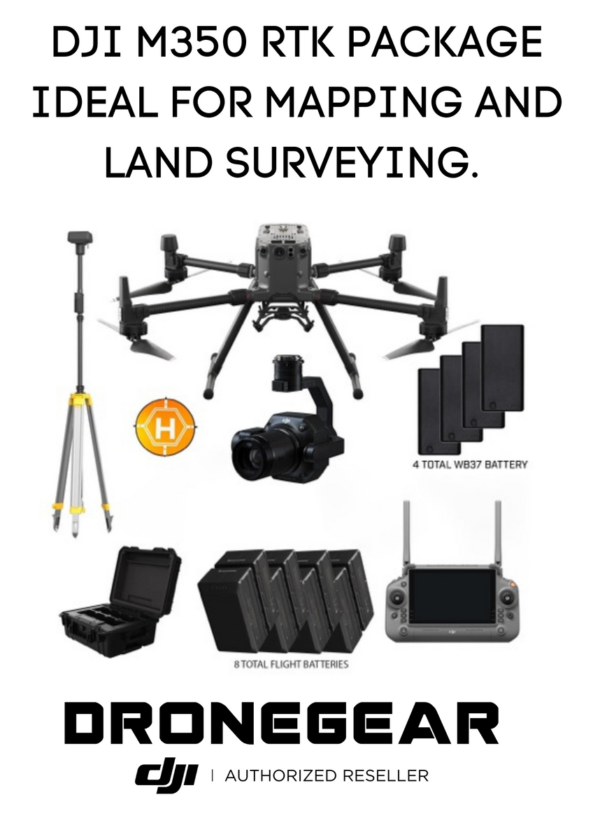 DJI M350 RTK SURVEY AND MAPPING PACKAGE – Drone Gear SA