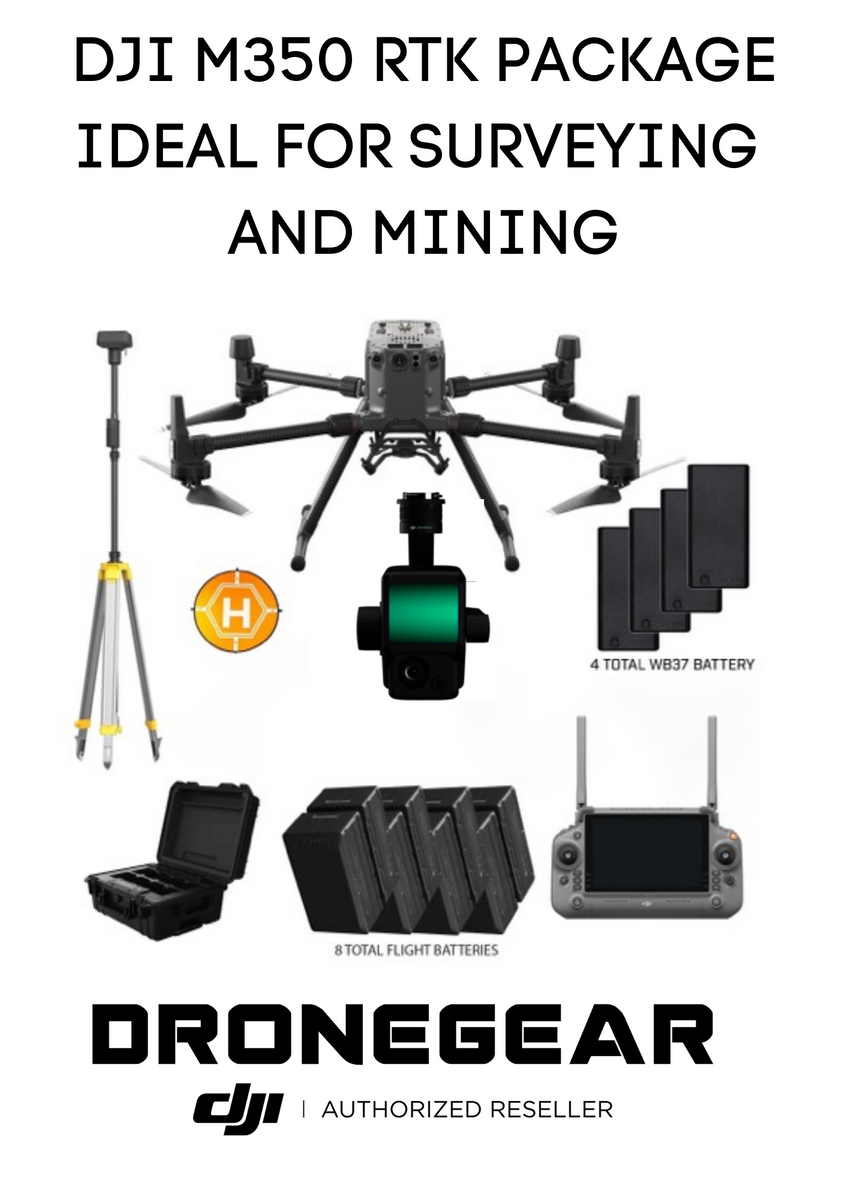 DJI M350 RTK SURVEYING & MINING PACKAGE – DroneGearZA